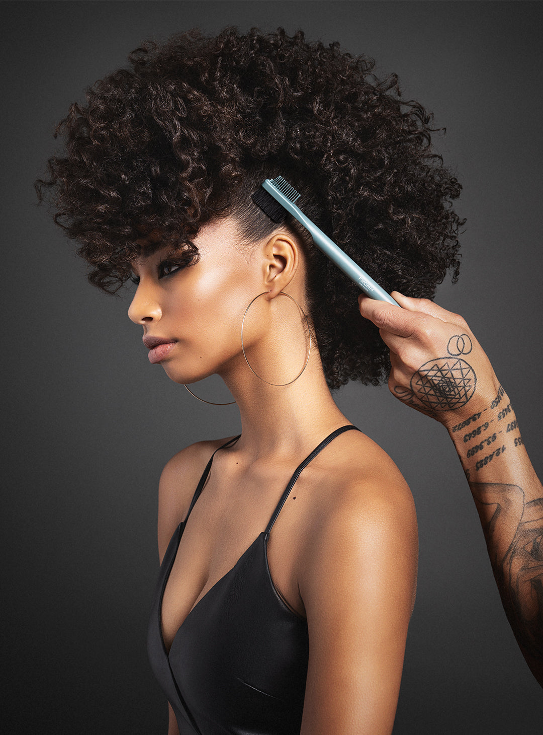 Curl Studio Pro Quality Edge Shaper Brush Comb | Fromm Pro – FROMM