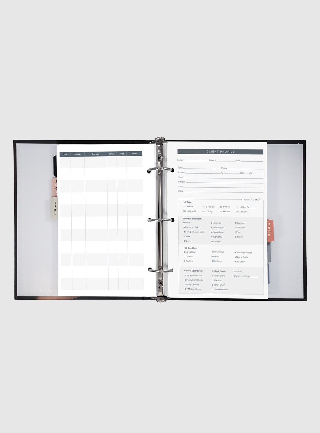 Stylist Client Profile Cards for Salon Professionals | Fromm Pro – FROMM